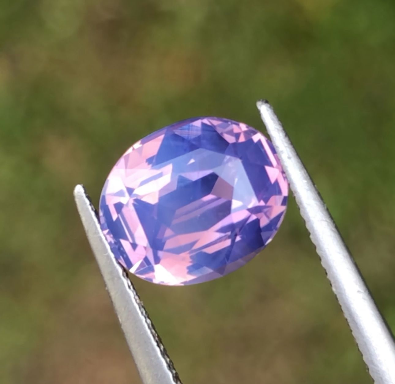 Natural Violet Opalescent Sapphire | Nazhath Gems