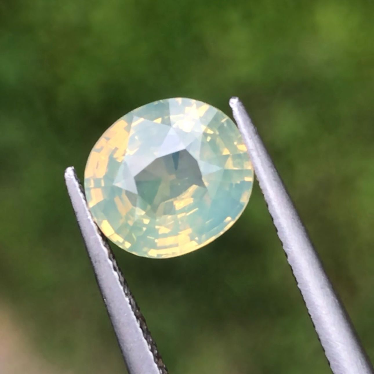 Natural Opalescent Green Sapphire | Nazhath Gems